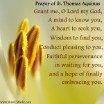 Prayer of St. Thomas Aquinas