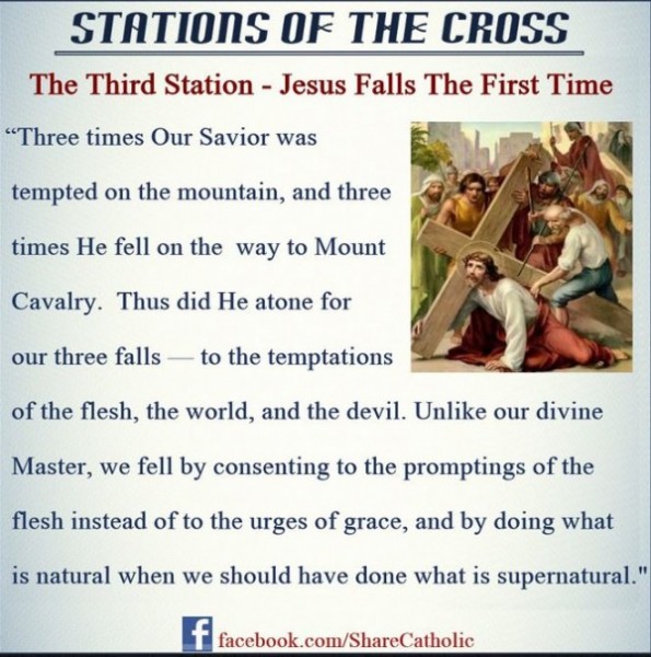 The Third Station - Jesus Falls the First time