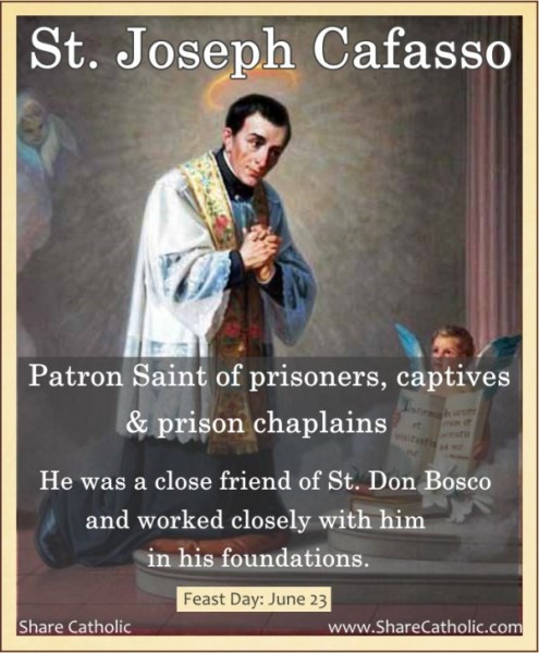St. Joseph Cafasso (Feast Day – June 23)